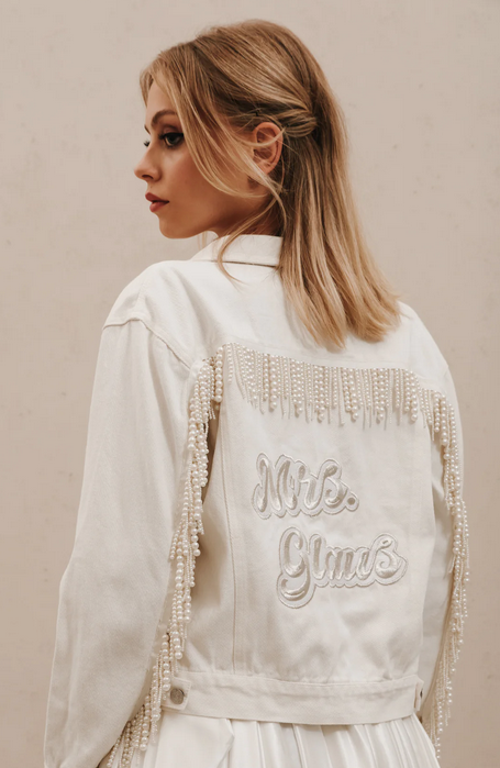 Heirloom Bridal - Pearl Fringe Jacket | La Belle Mariee